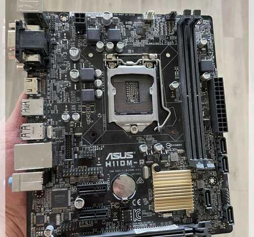 Материнская плата asus h110 (1155 socket)