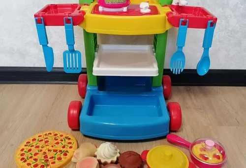 Игровой набор Кухня с тележкой