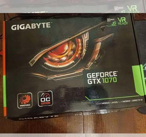 Видеокарта gtx 1070 8gb gigabyte