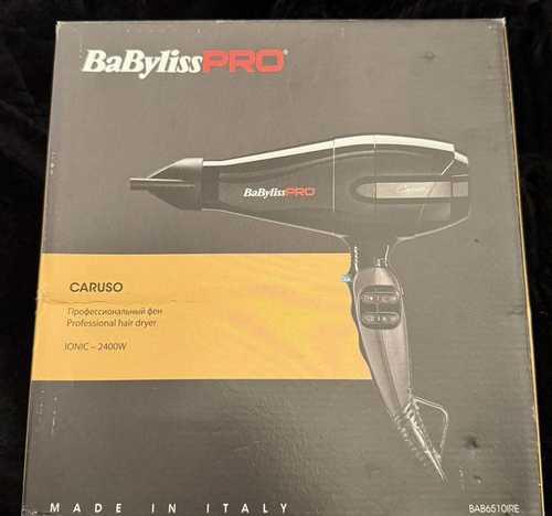 Фен Babyliss Pro Caruso Ionic BAB6510IRE