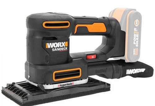 Виброшлифмашина аккумуляторная worx WX820.9