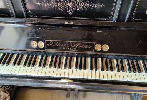 Продаю старинное немецкое пианино Kallmann