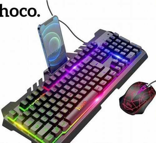 Комплект игровая мышь + клавиатура проводная hoco