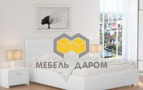 Кровать двухспальная мягкая