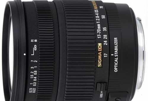 Nikon Sigma(17-70 mm f/ 2.8-4 OS Hsm) +Бленда+