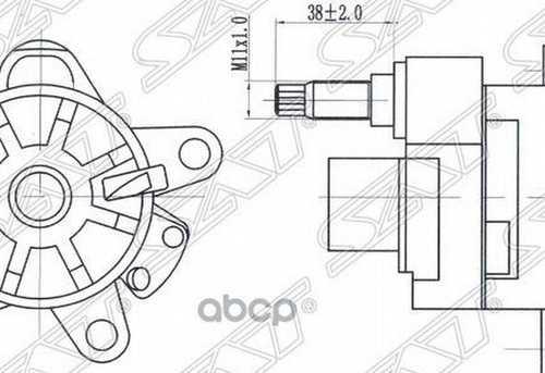 Натяжитель приводного ремня mercedes C/E/S/spri