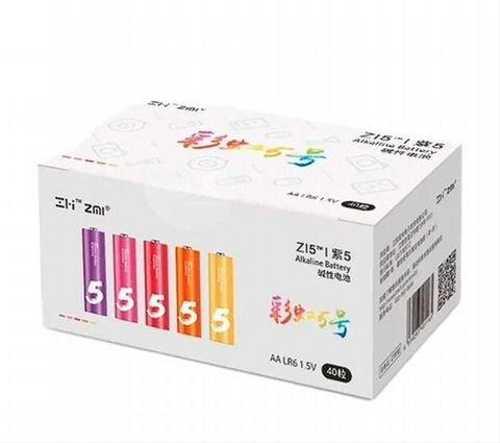 Батарейки алкалиновые ZMI Rainbow ZI5 тип AA (уп.4