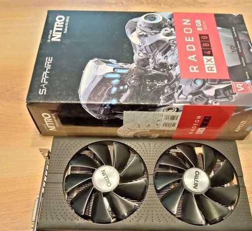 Видеокарта Sapphire rx480 nitro 8gb