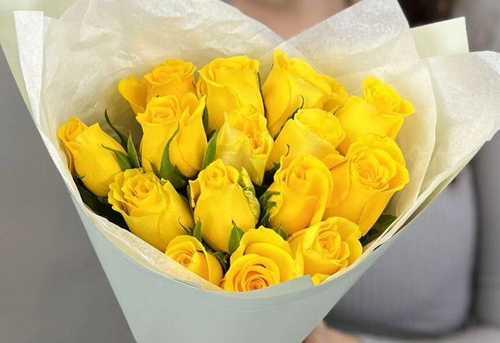 Розы желтые цветы
