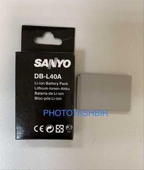Аккумулятор sanyo DB-L40 / DB-L40A
