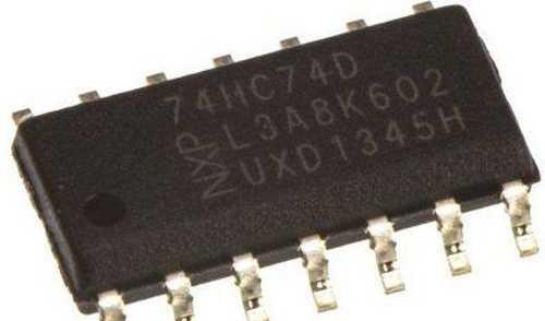 Двойной триггер D-типа 74HC74D. 652