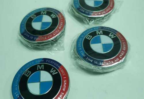 4шт BMW Performance колпаки для дисков 68мм