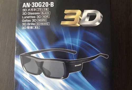 3D активные очки sharp AN-3DG20-B