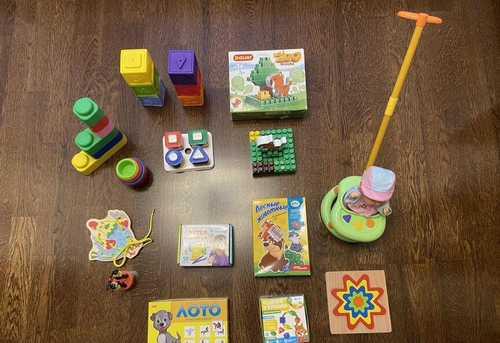 Развивающие игры и игрушки для малышей пакетом
