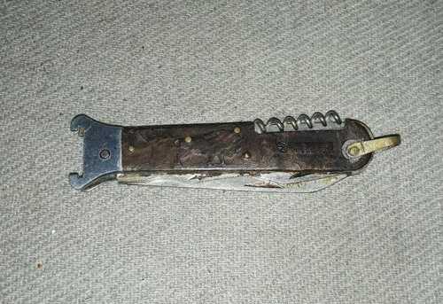 Складной охотничий нож СССР Бизон зубр 4 предмета