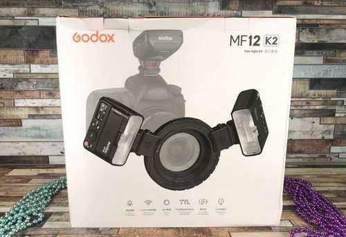 Биполярная вспышка Godox MF12 K2 + Godox X2T TTL