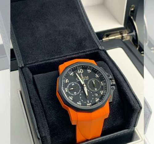 Новые Corum Admirals Cup Challenger 44 mm orange