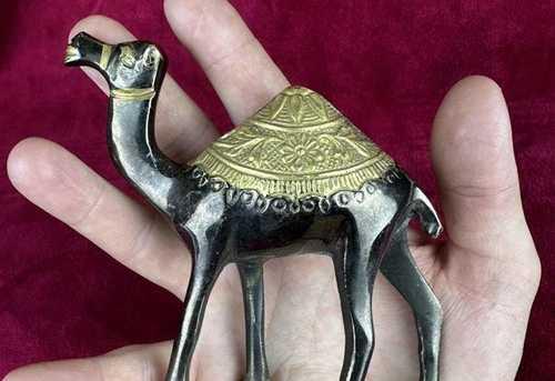 Фигурка статуэтка верблюд латунь бронза