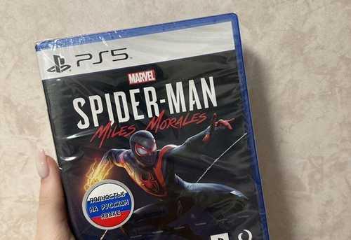 Spider man miles morales ps4 (новый диск) игра