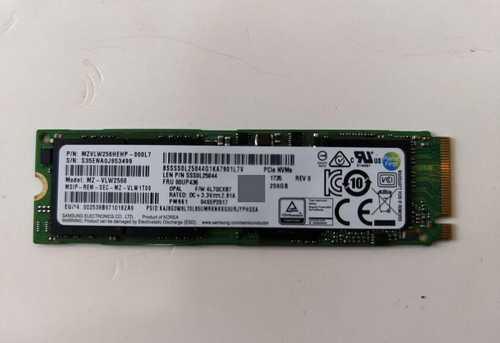 Накопитель SSD M.2 256 Гб Samsung MZ-VLW2560