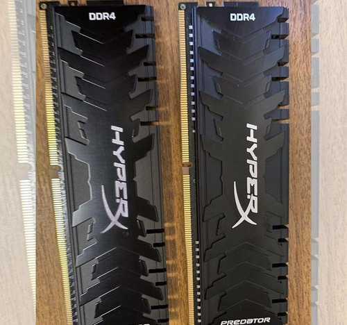 Оперативная память DDR4 2x8 Kingston HyperX Predat