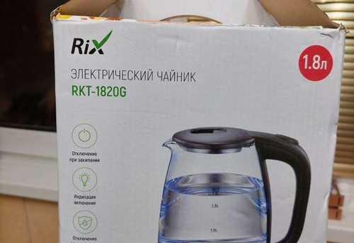 Чайник электрический 1.8 л новый Rix