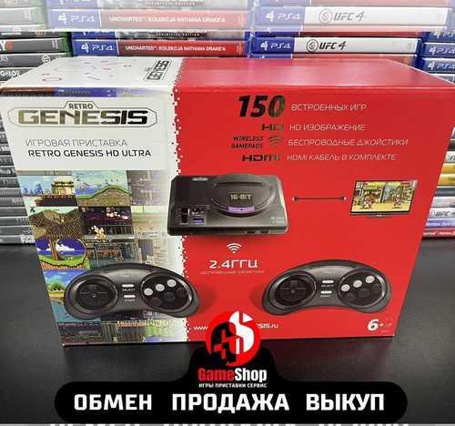 16-bit Retro Genesis HD Ultra 16 BIT(150 игр)