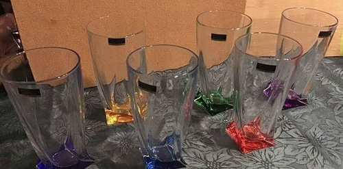 Набор стаканов для сока и воды Богемия