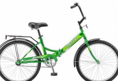 Велосипед 24д. Десна 2500, 1 ск, складной, зеленый