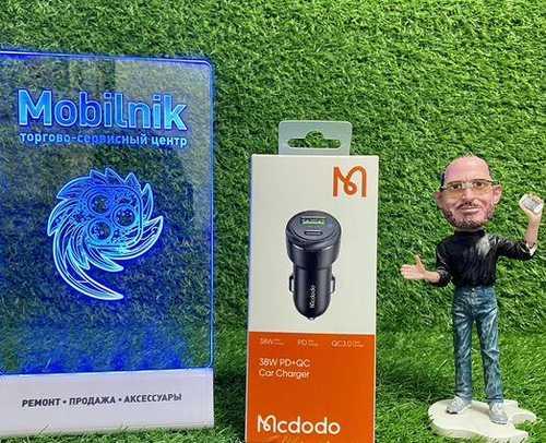 Азу McDodo CC-5970 QC 3.0, 38W, PD, черный