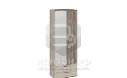 Шкаф 2-дверный комбинированный Марта дуб сонома тр