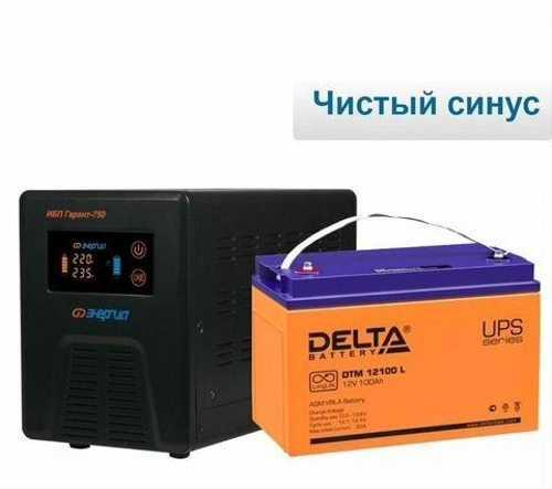 Система резервирования Энергия+Delta 450Вт/100А*ч