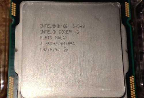 Процессор intel core i3-540 на 1156 сокет