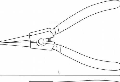 Thorvik ersp180 Щипцы для стопорных колец «прямой
