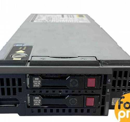 Лезвие HP BL460c Gen10 2x4108Silv 384GB, P204