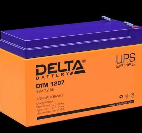 Батарея для ибп Delta DTM 1207, 12V, 7.2Ah