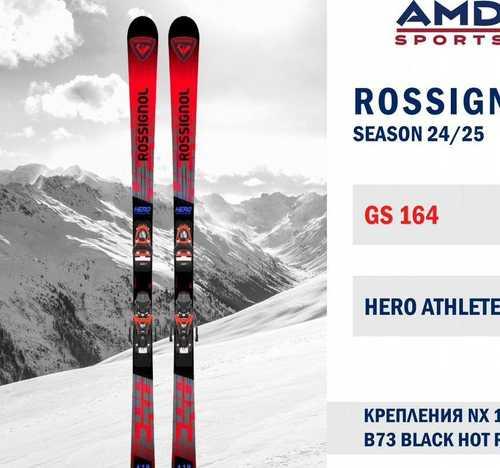 Горные лыжи Rossignol GS 164 (24/25)   NX 10