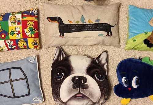 5 детских декоративных подушек