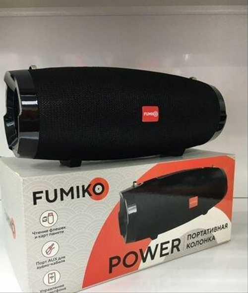Портативная колонка fumiko power черная