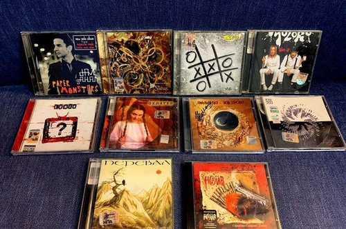 Коллекция CD дисков (рок, русский рок)