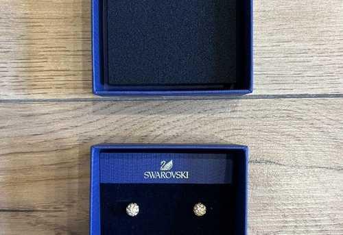 Swarovski серьги гвоздики