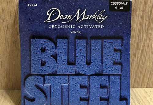 Струны Dean Markley 2554 blue steel custom lt 9-46