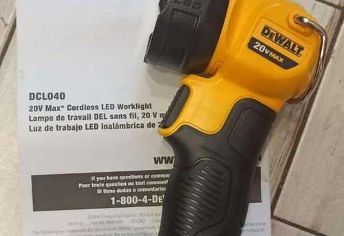 Фонарь аккумуляторный DeWalt DCL040