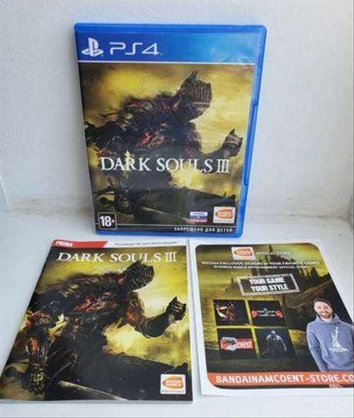 Dark souls 3 ps4 с мануалом в идеале