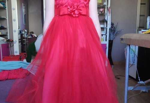 Платье красное на девочку
