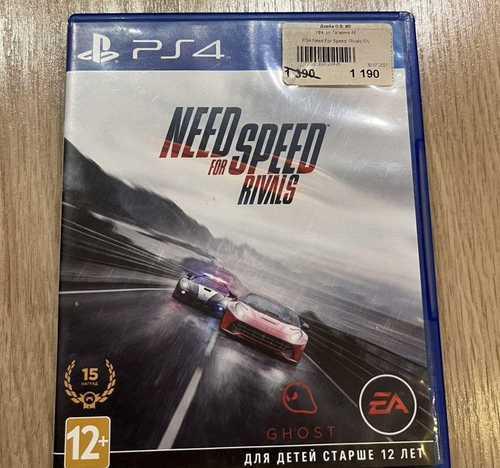 Игра "need FOR speed rivals" PS4, PS5