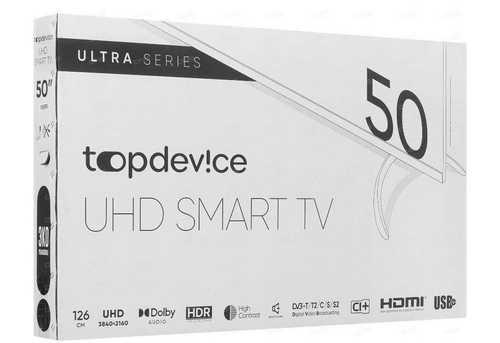 Телевизор Topdevice 50 126см андроид