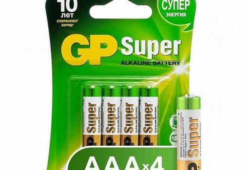 Батарейка щелочная GP LR03 (AAA) Super Alkaline 1