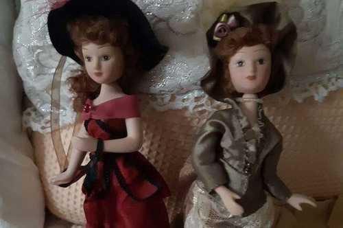 Куклы фарфоровые бу коллекционные