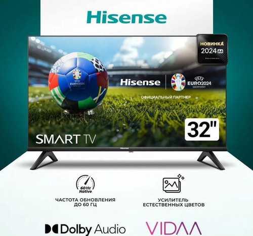 Телевизор 32 дюйма Hisense 32A4N. Гарантия